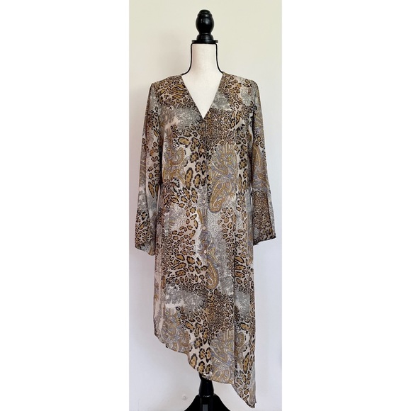 Vintage | Tops | Vintage Y2k Leopard Print Tunic | Poshmark